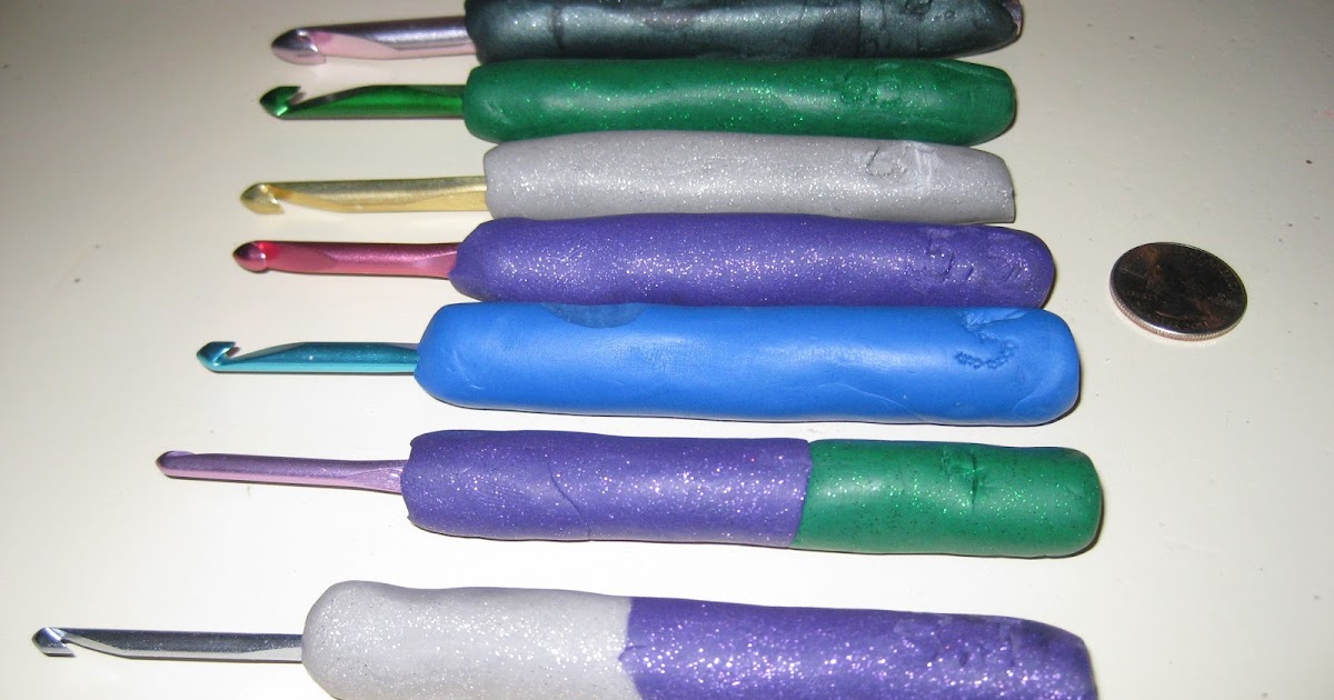 Polymer Clay Handles for DIY Ergonomic Crochet Hooks