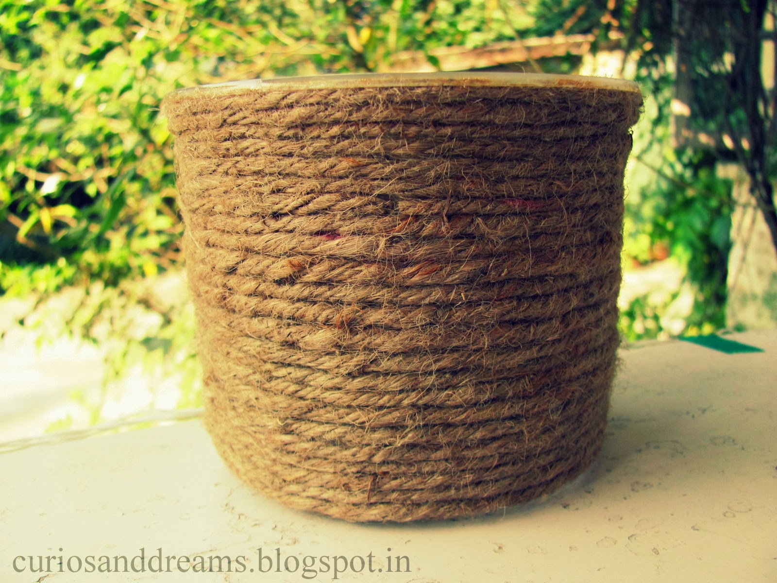DIY: Rope Container - Curios and Dreams - Indian Skincare and Beauty