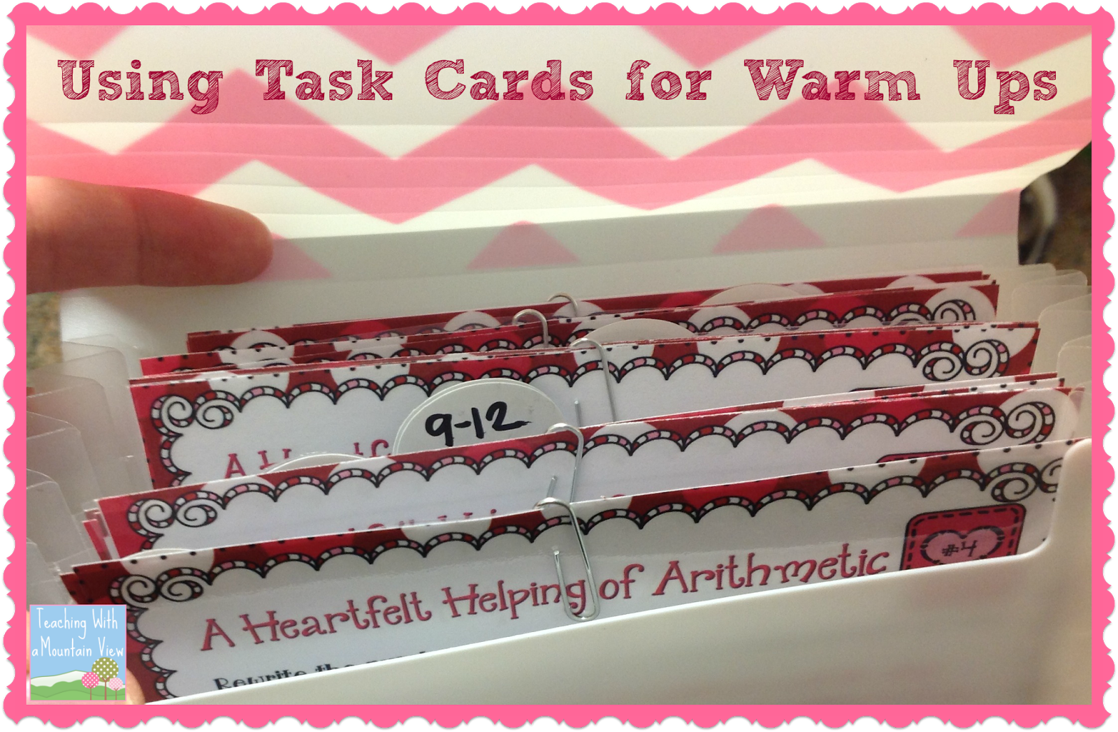 Task Card Corner: Using Task Cards for Daily Warm Ups or Reviews