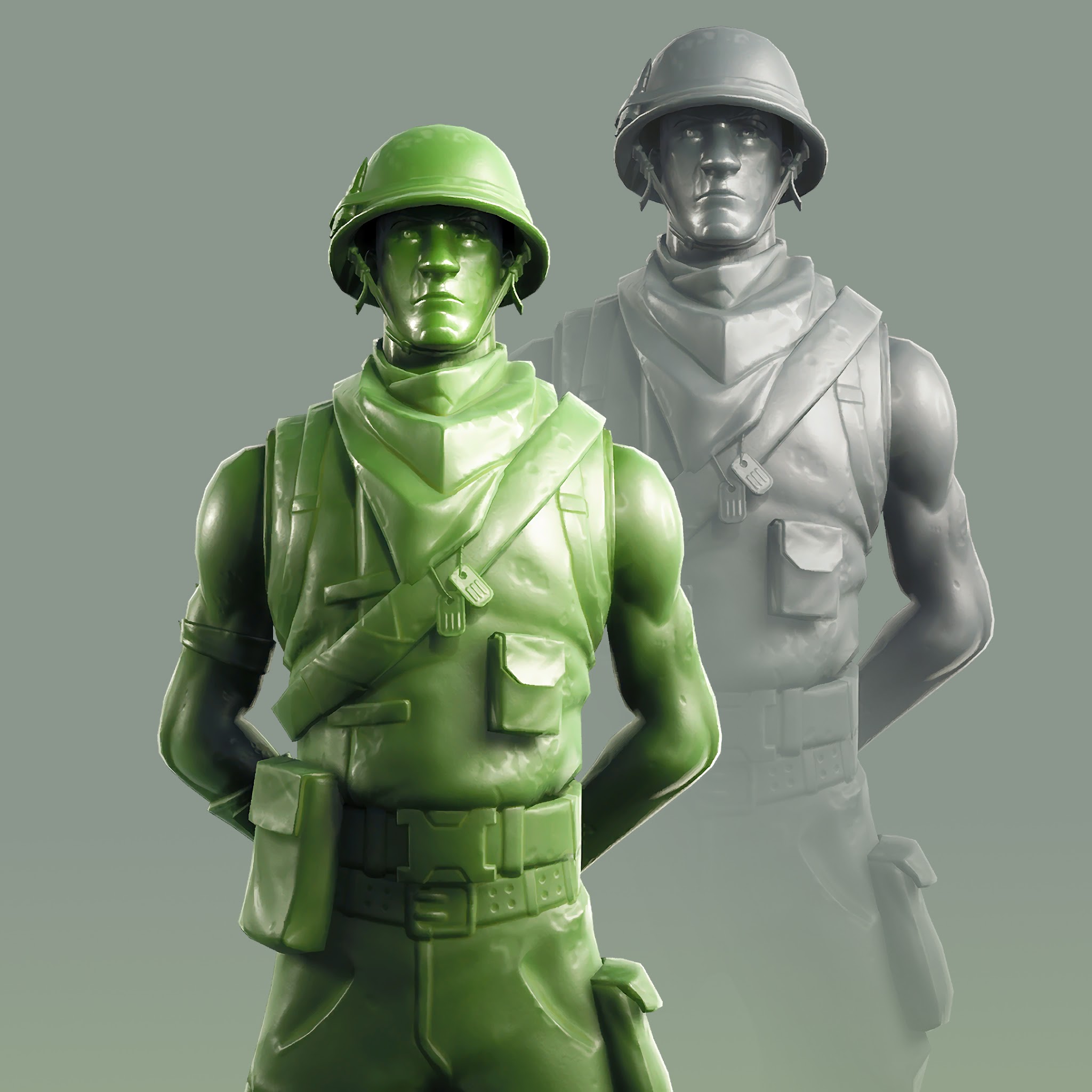 Fortnite, Plastic Patroller, Skin, Outfit, 4K, #274 Wallpaper PC Desktop