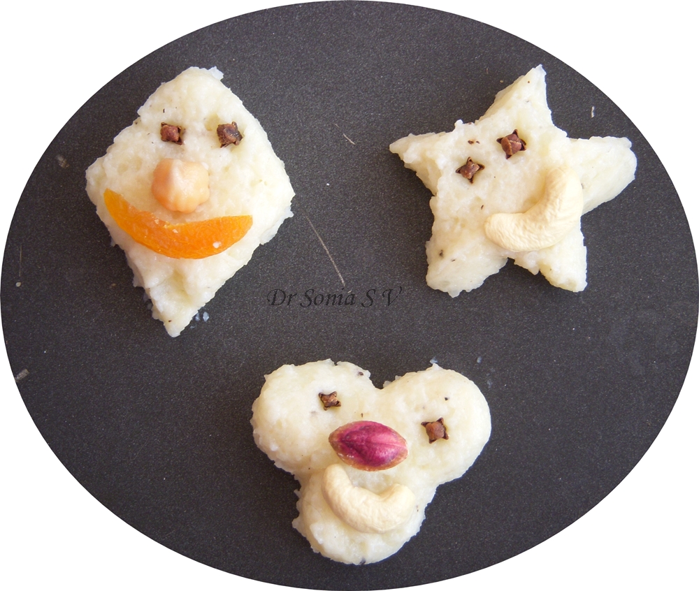 Cards and Crafts : Edible Craft- Mashed Potato