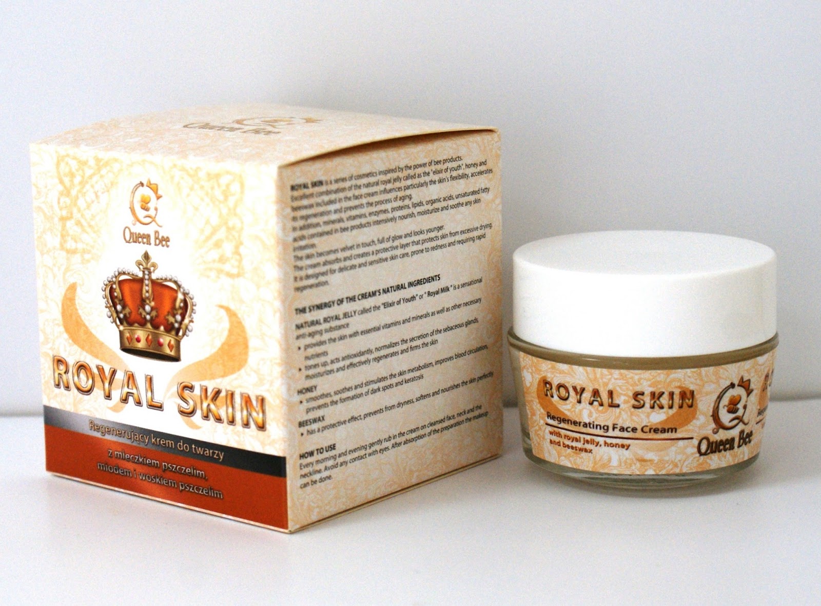 BioCosmetics: Royal Skin - krem regenerujący do twarzy