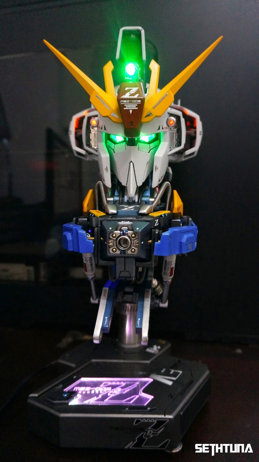GSM 1/24 Tansformable Zeta Gundam Head Display + Full LED Function ...