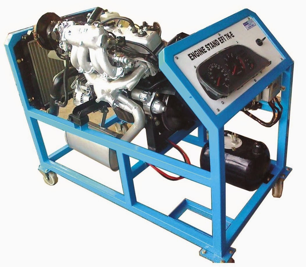 Alat Peraga Mesin Otomotif - Gasoline Engine Trainer 7K-FE EFI - Alat ...