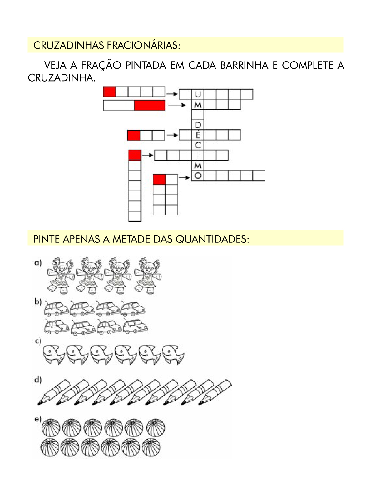 Atividade de Matemática 2º ano - ENSINANDO COM CARINHO