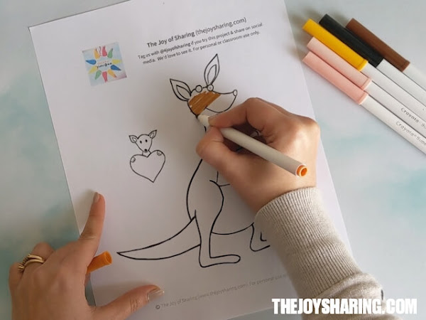 Kangaroo Mother's Day Craft - The Joy of Sharing