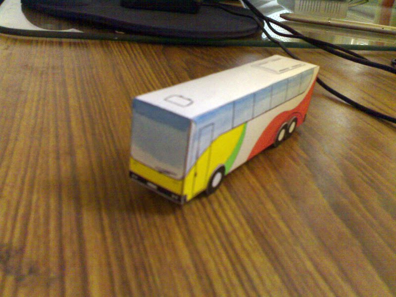 How to make a paper Bus