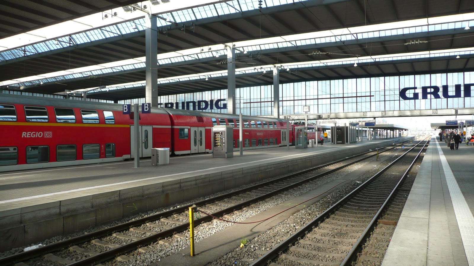 Unterfrankes Welt: München Hauptbahnhof Gleis 22