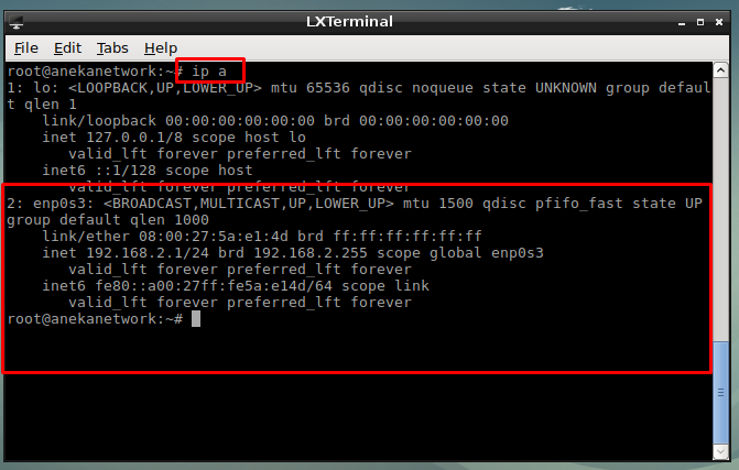 Cara konfigurasi network interface pada debian 9 - network