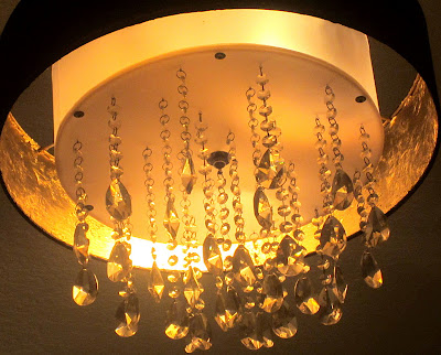 The Cuban In My Coffee: DIY Gilded Gold Pendant Light, Black And Gold ...