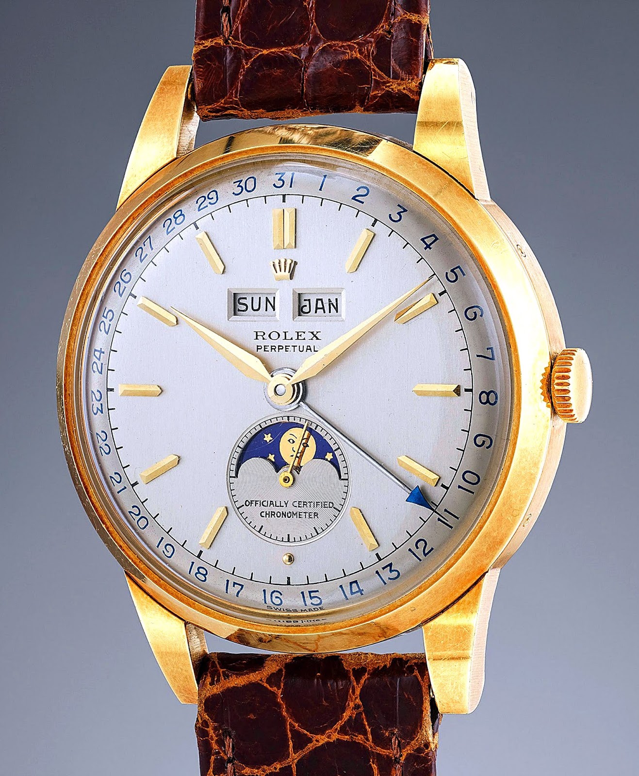 The Complete History of The Rolex Moon Phase
