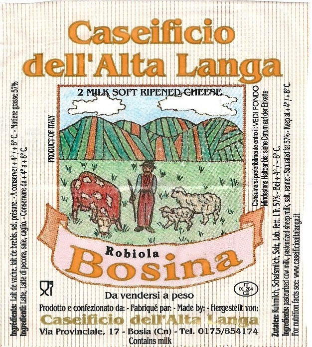 Italian-Fusion: Robiola Bosina Cheese