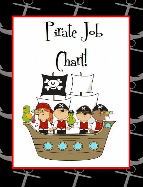 A Princess in Third Grade: All Hands On Deck! Pirate Job Chart ...