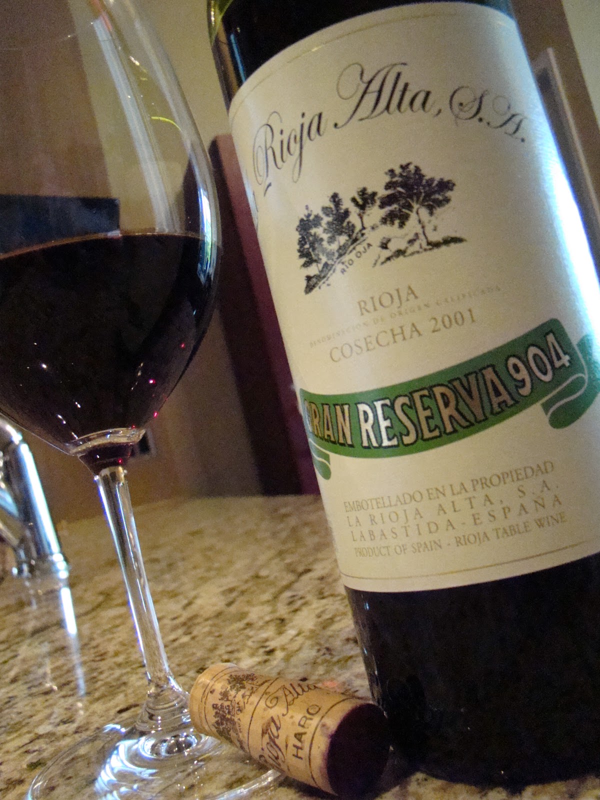 PaulNJoyWine: La Rioja Alta S.A. Grand Reserva 904 Cosecha 2001, Rioja ...