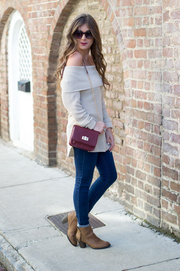 Off The Shoulder Sweater - Chasing Cinderella