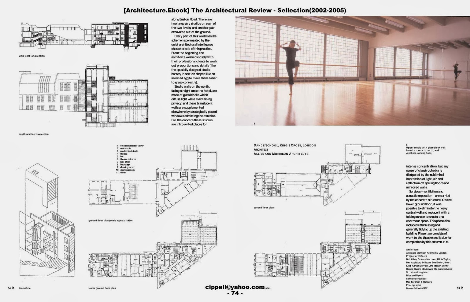 Architecture Library: Dance School, King's Cross, London