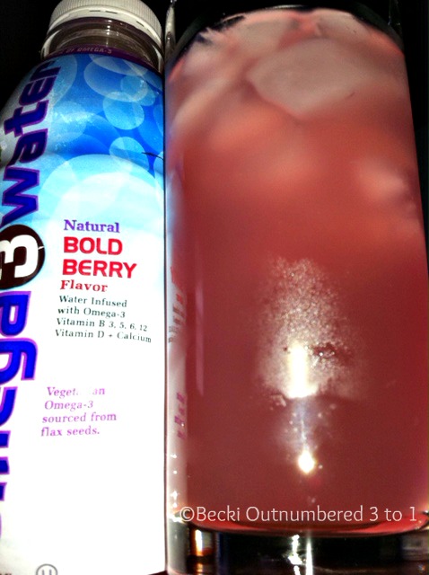 Omega-3 Water Review - Springing Into Summer Fun - Outnumbered 3 to 1