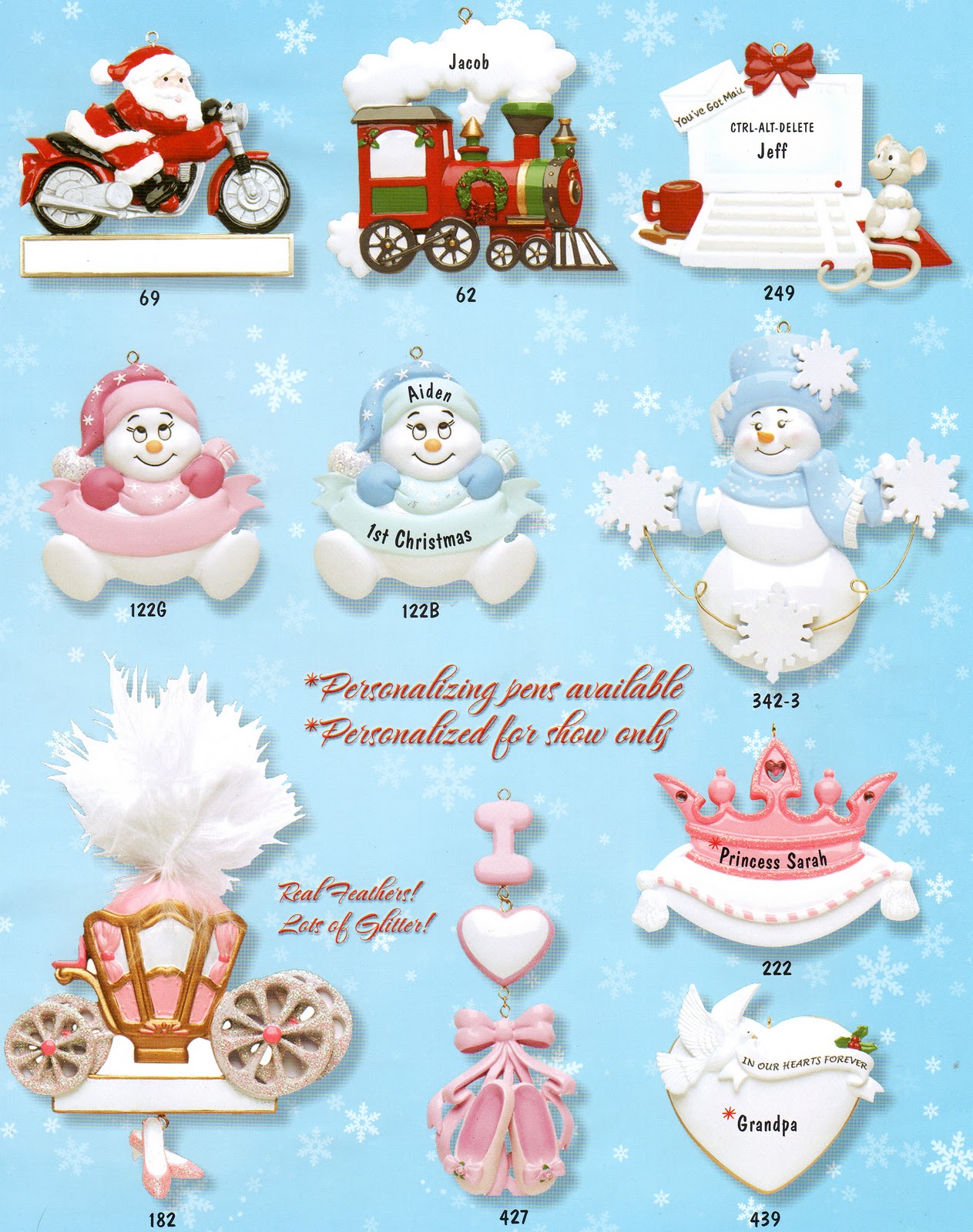 Lady J Designs Ornaments