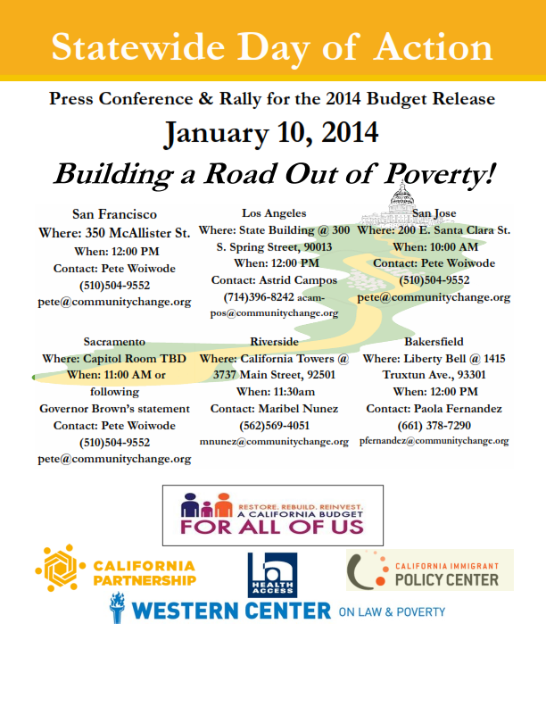 Take Action California: Statewide Day of Action