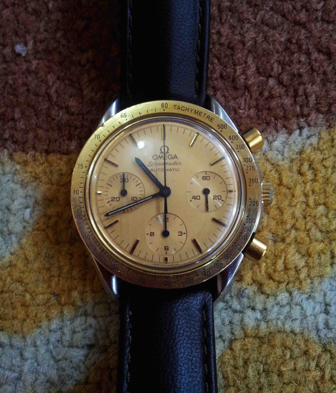 jam dan waktu: Omega Speedmaster Automatic Cal 1140