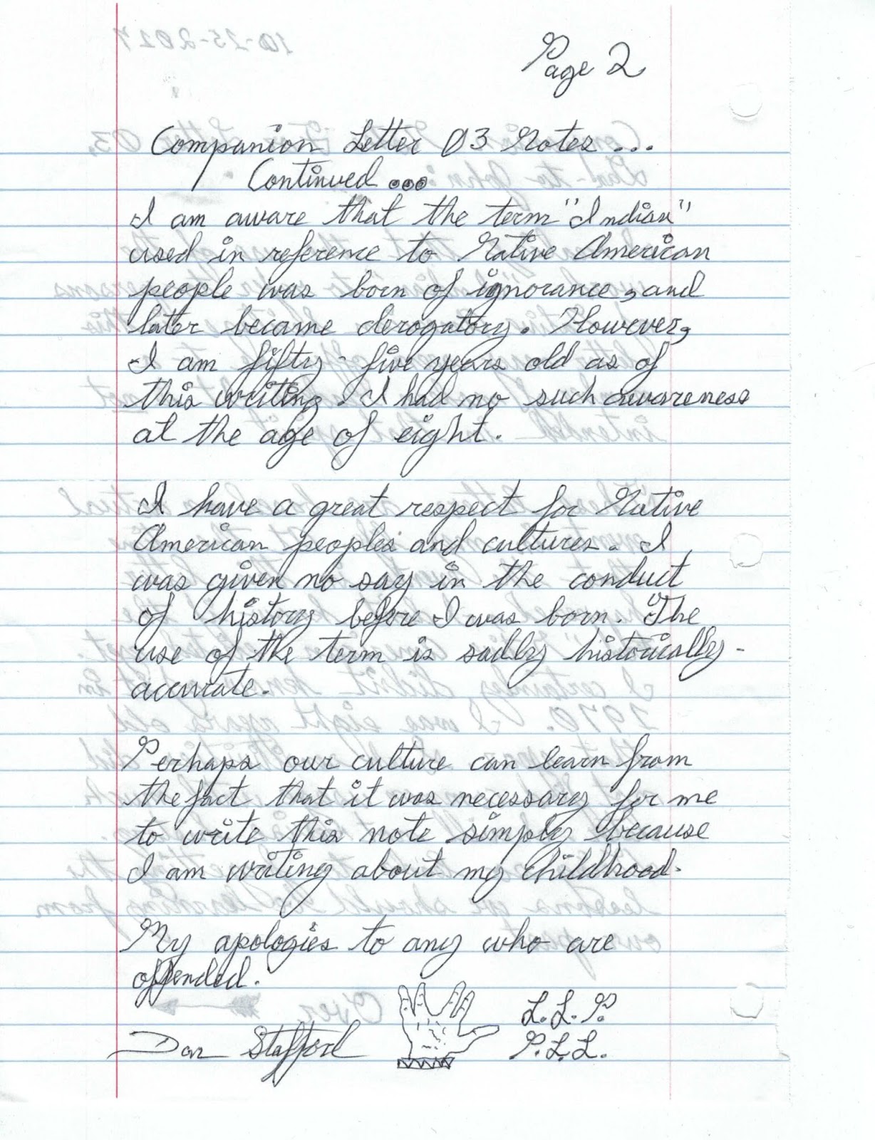 "Pen Pals On Paper" Book Project: Companion Notes For Letter 03 Dan-To-John