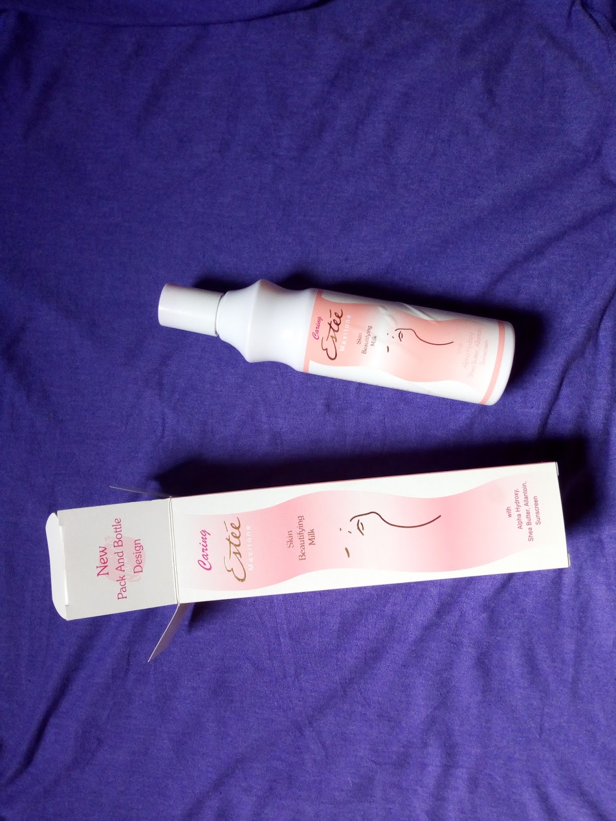 #Review: Caring Estée Maxitone Skin Beautifying Milk With Alpha ...