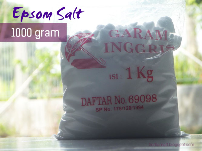 Garam Inggris Epsom Salt Repack 100 Gram ~ herbamart