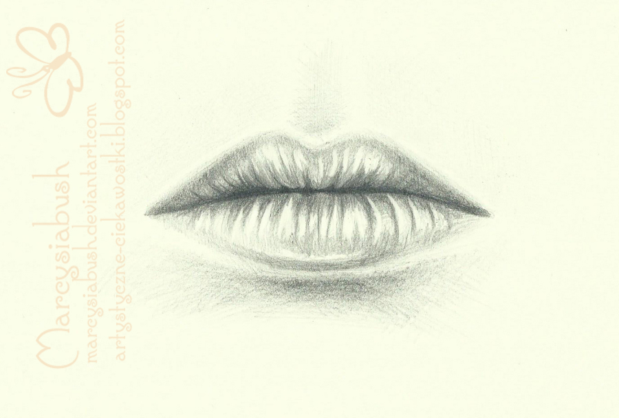 Artystyczne Ciekawostki Marcysibush: Jak rysować i cieniować usta ...