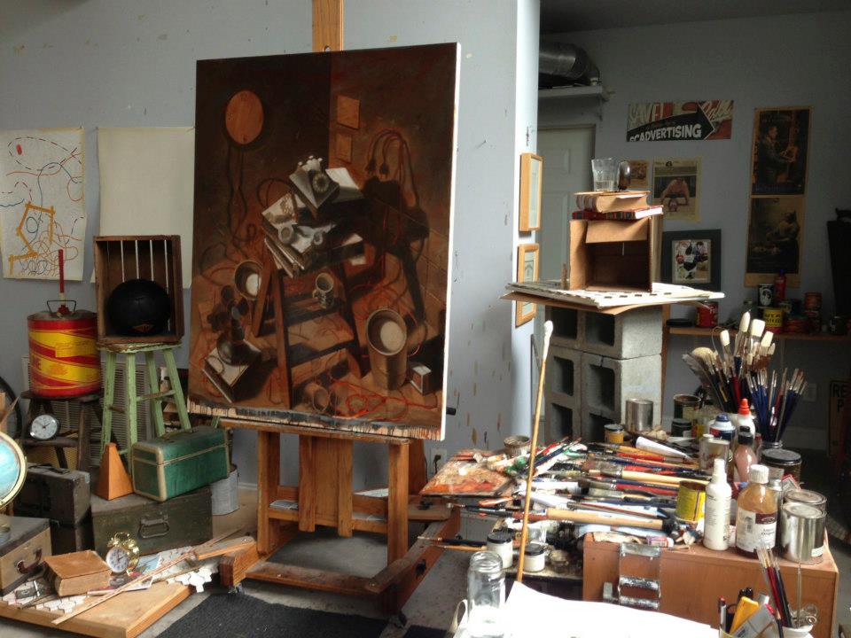 Local Color: SCAD Painting Club : Studio Visit: Professor John Rise