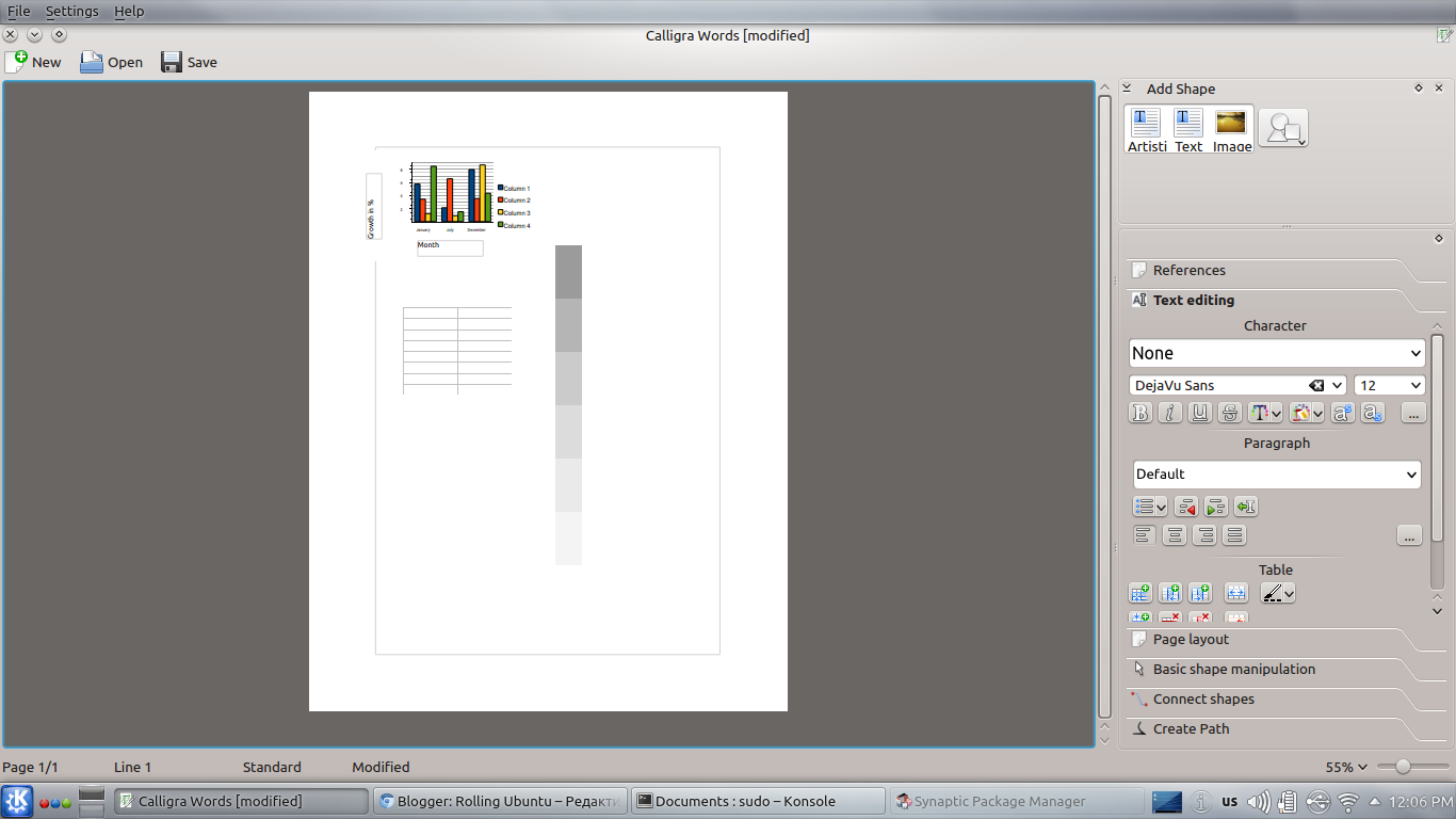 Calligra Suite - a different office suite ~ Rolling Ubuntu