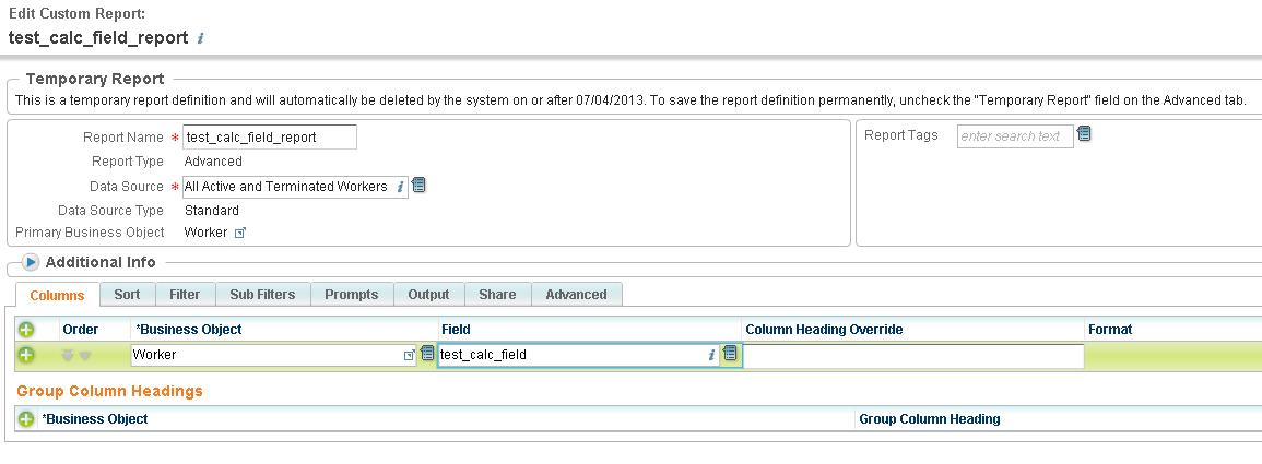 A blog about learning Workday HCM: How to create a calculated field in ...