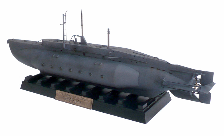 The Great Canadian Model Builders Web Page!: British HMS X-Craft Submarine