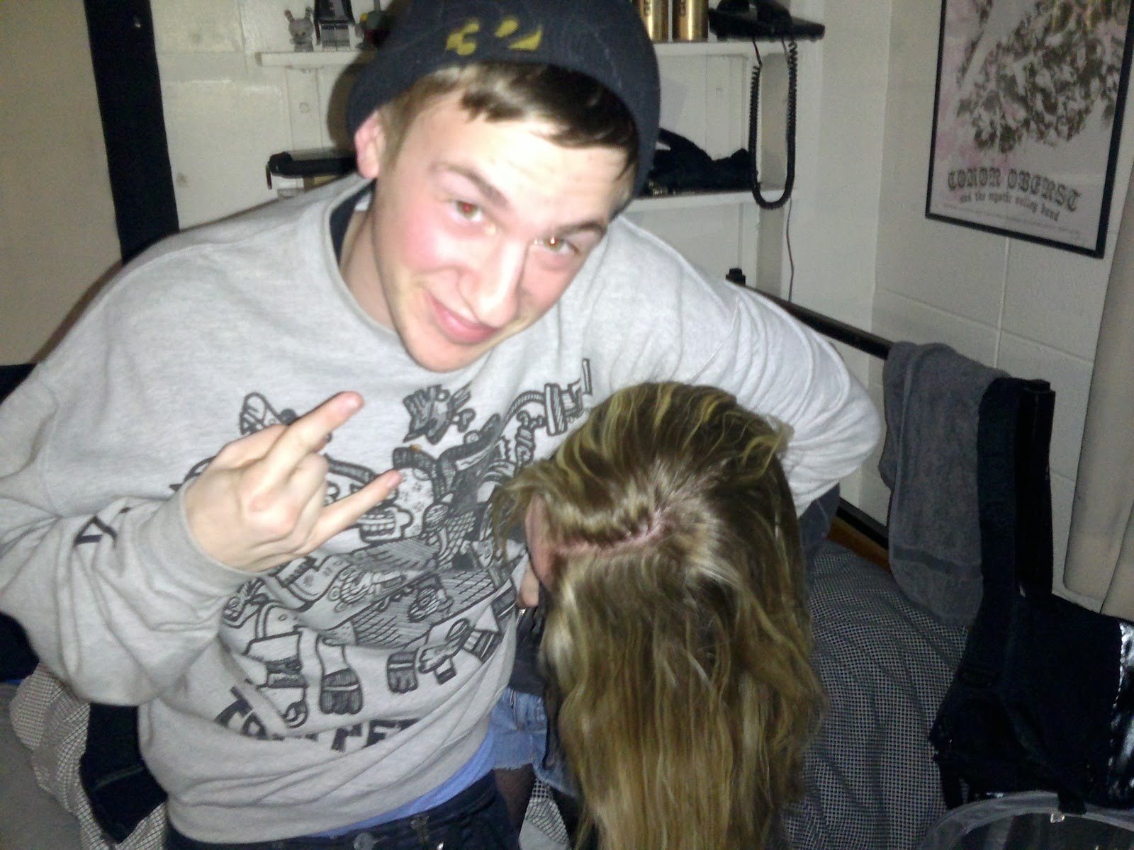 Girls in Headlocks: Jeff X Kardos showing us how it's done.