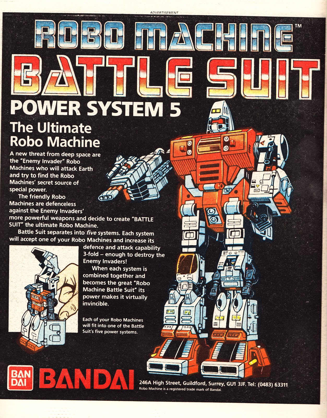 STARLOGGED - GEEK MEDIA AGAIN: 1985: ROBO MACHINES TOY ADVERT (from EAGLE)