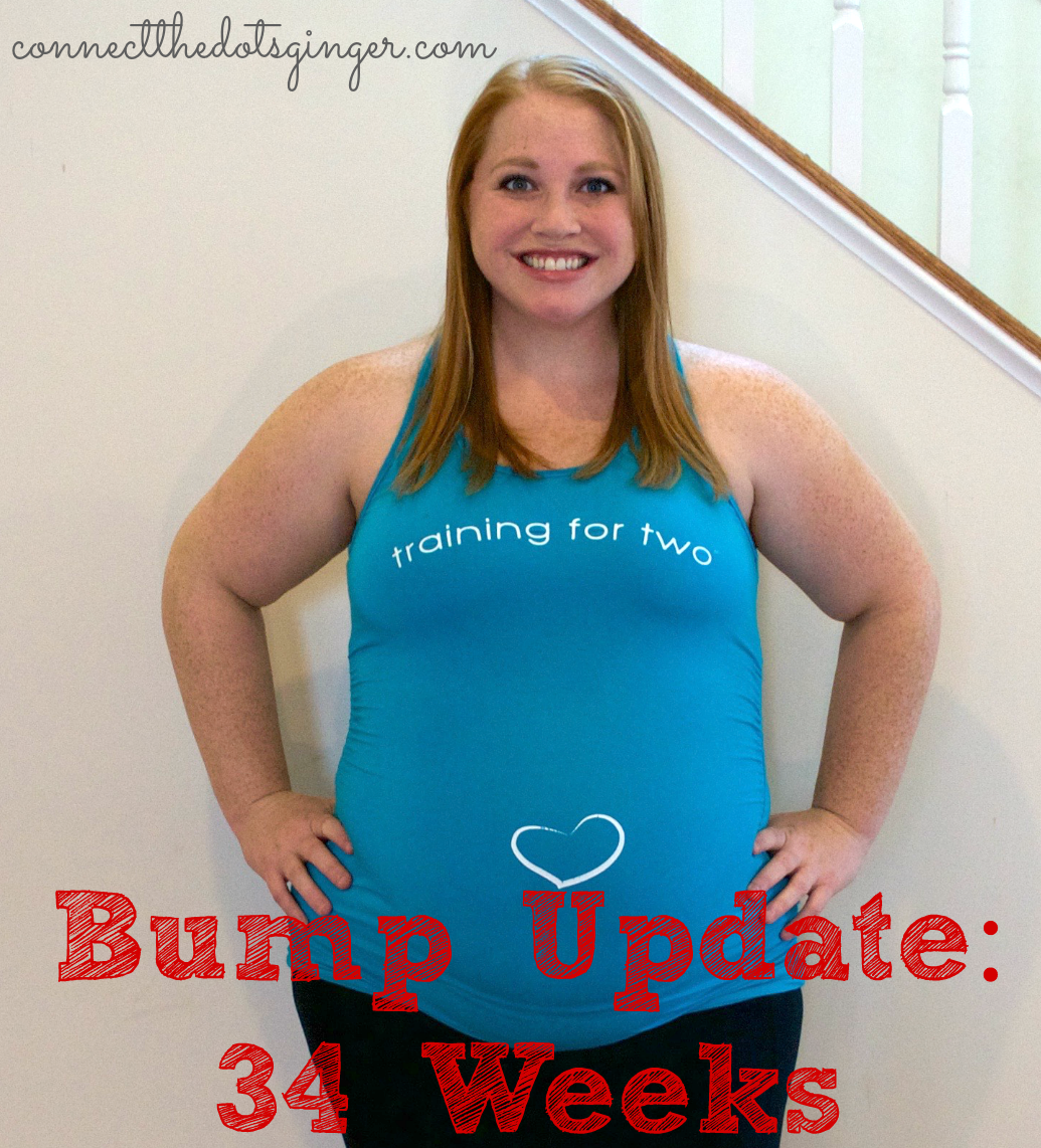 Connect the Dots Ginger | Becky Allen: Bump Update: 34 Weeks