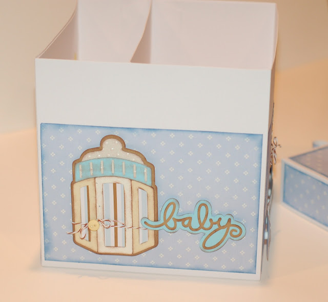 Paper Creations by Kristin: Baby Light Box Cube with Album