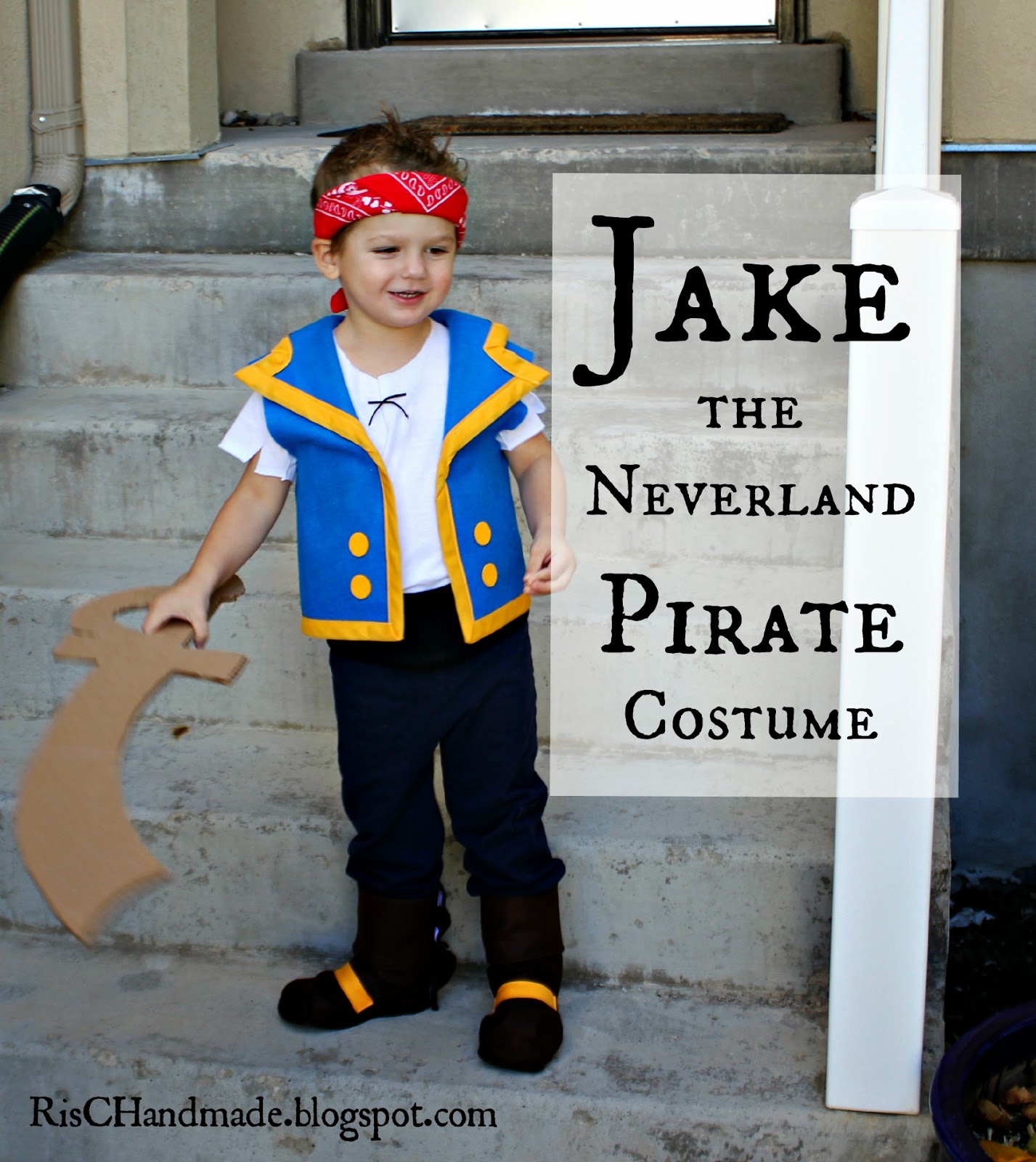 RisC Handmade: Jake the Neverland Pirate Shirt and Vest Tutorial