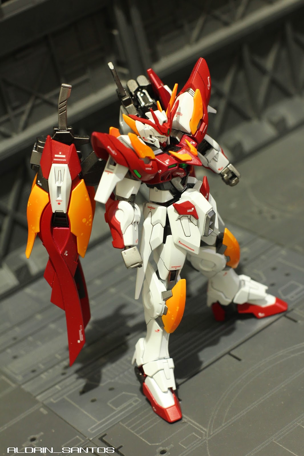 Painted Build: HGBF 1/144 Wing Gundam Zero Honoo