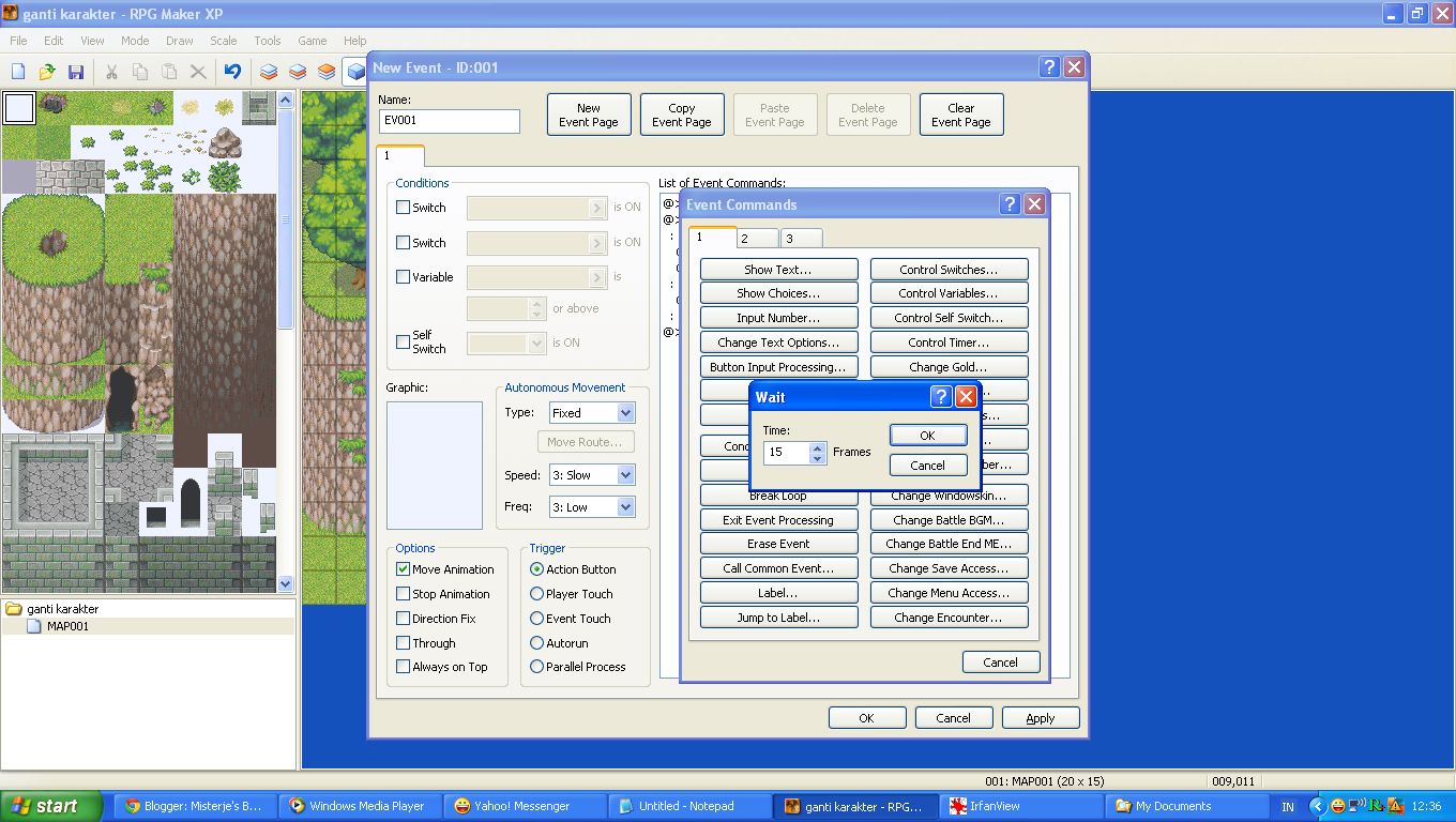 Tutorial RPG Maker XP Cara Membuat Karakter Berubah Bentuk Saat ...