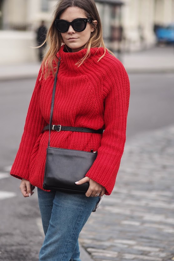 WEARING RED KNITWEAR | A FASHION FIX // UK FASHION AND LIFESTYLE BLOG
