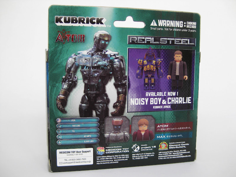 deSMOnd Collection: Medicom Kubrick "Atom & Max" in Real Steel