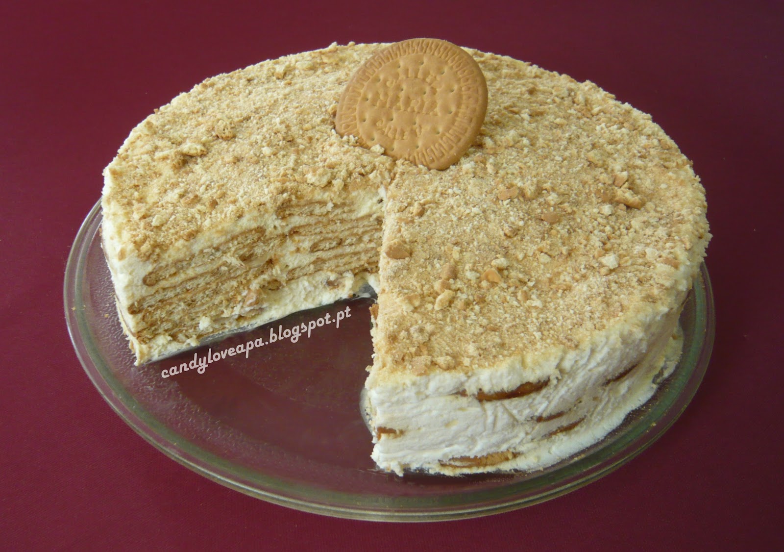 Candy Love: Bolo de Bolacha