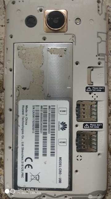 Huawei Y3 2017 CRO-U00 Firmware Customer Care File - GHUDDI TELECOM