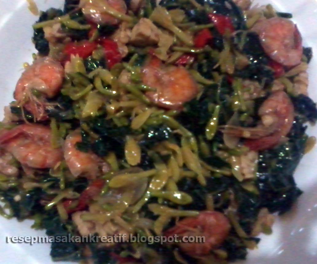 RESEP TUMIS BUNGA DAN DAUN PEPAYA BUNDA YATI