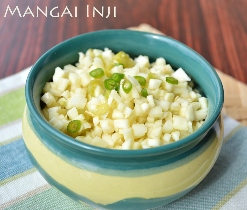 Palakkad Chamayal: Mangai Inji/ Mango Ginger Pickle