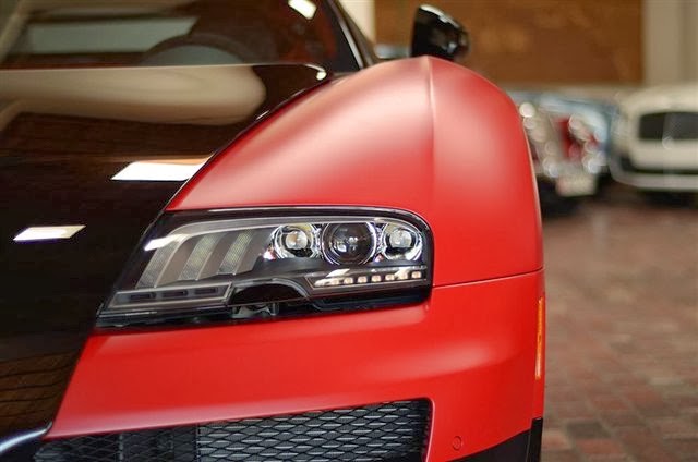 The Gear Shift: Unique Matte Red Bugatti Veyron Grand Sport Vitesse For ...