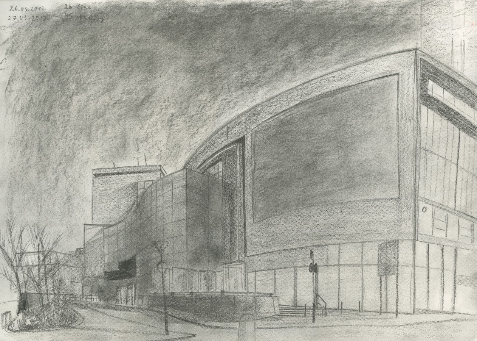 Observational Drawing 2: Complete detailed Landscape drawing