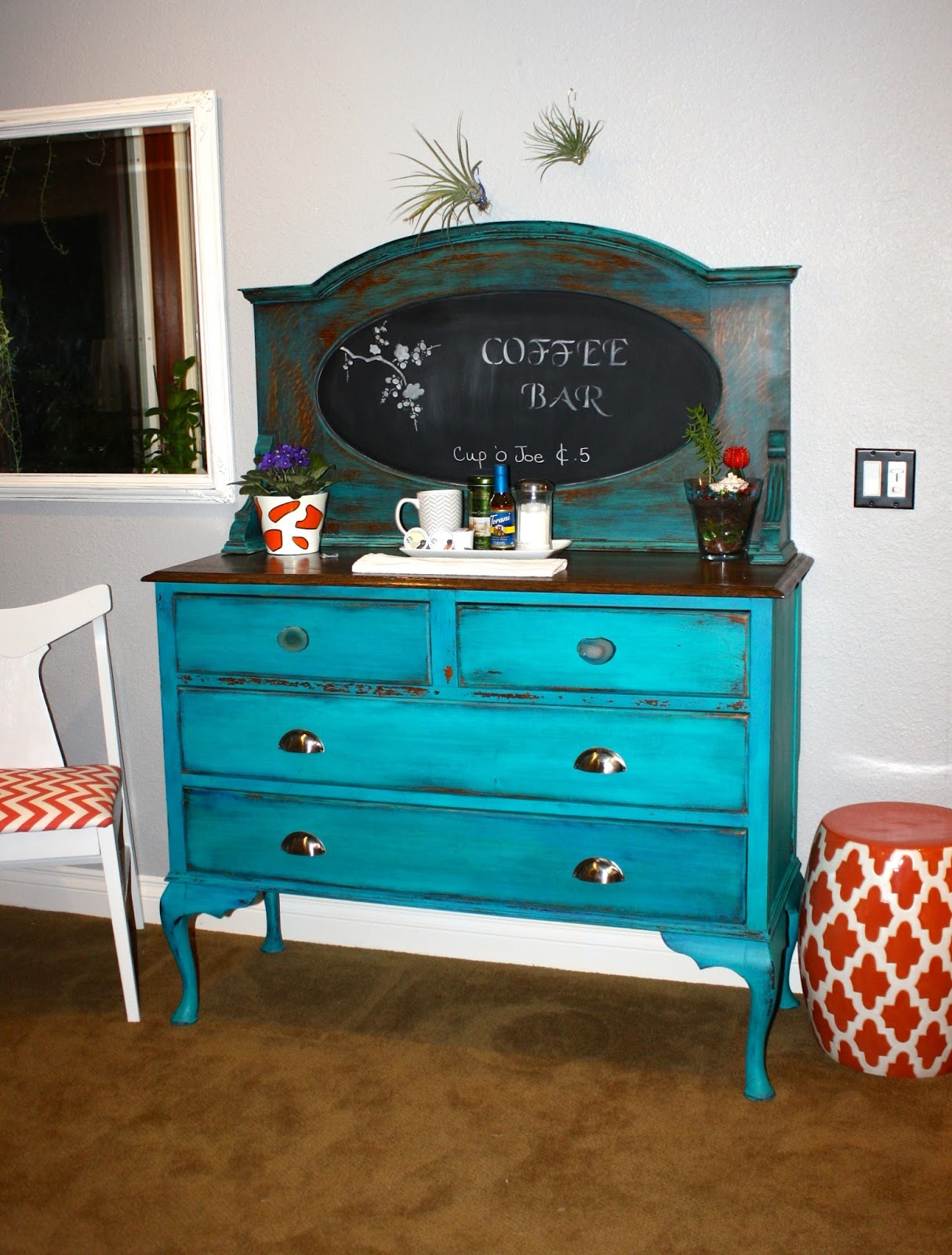 MakeMePrettyAgain: Antique Coffee Bar