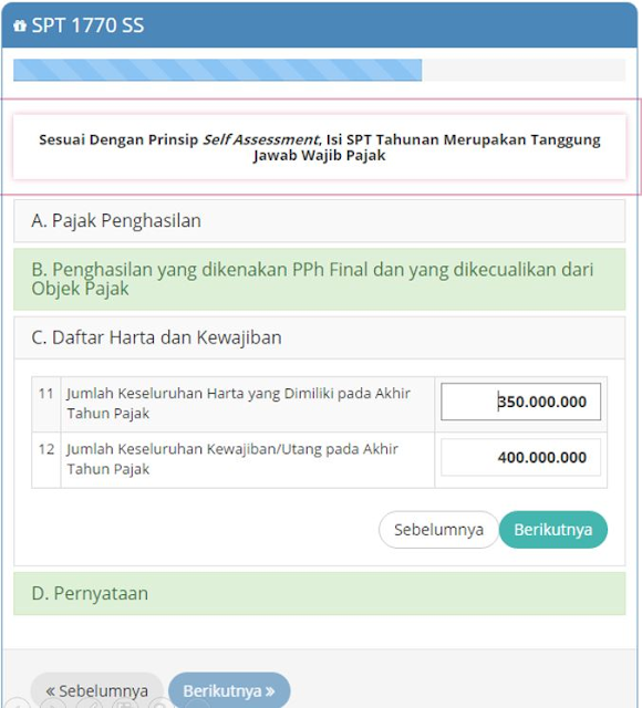 Cara mengisi Efiling Pajak Online 2019 Dilengkapi Petunjuk Gambar | SD ...