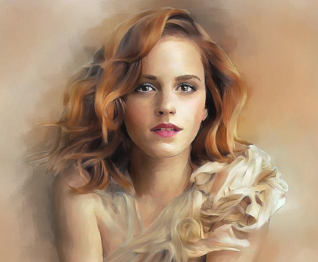 Darko Mitrevski: Emma Watson painting